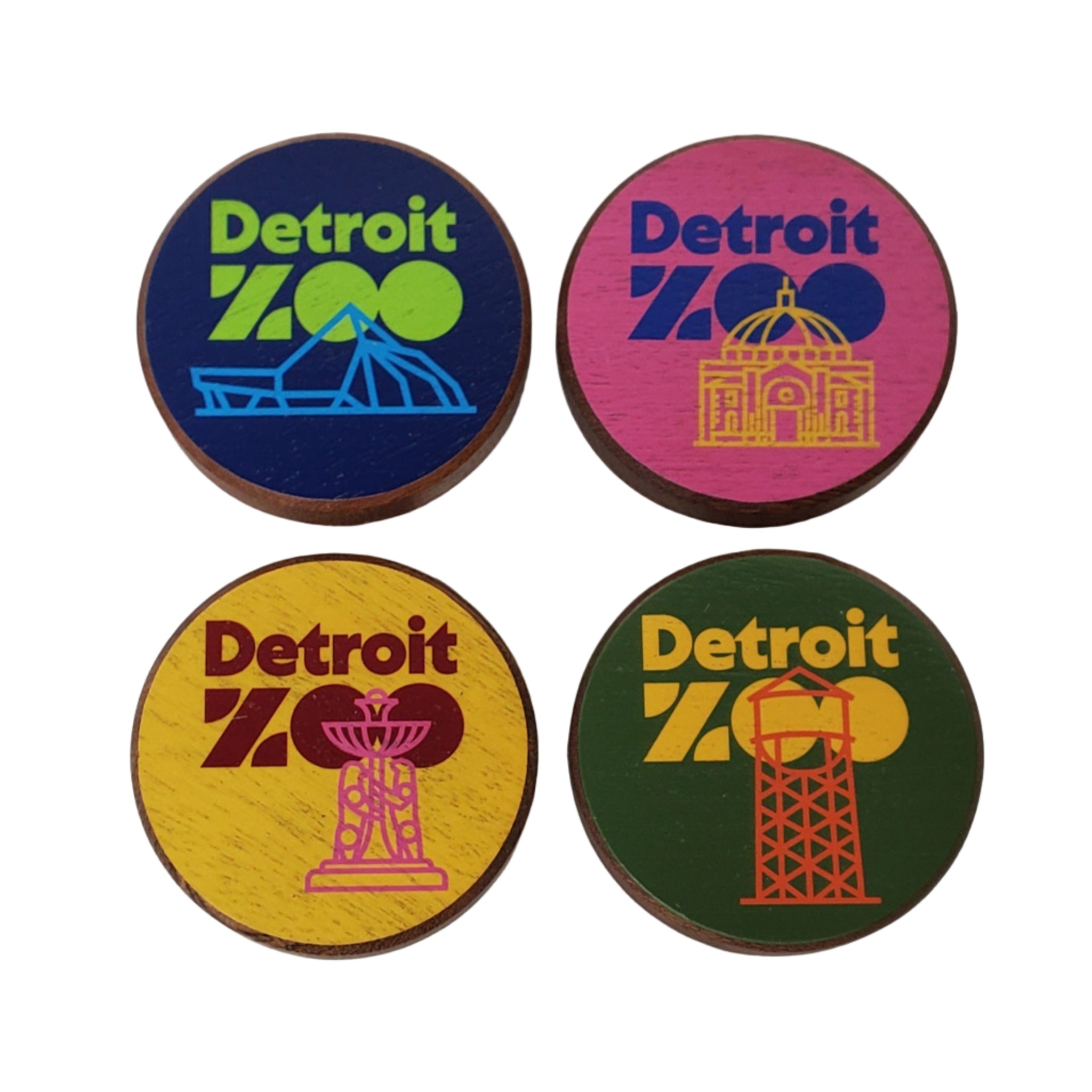 Circle Logo Magnets – Detroit Zoo Retail Store
